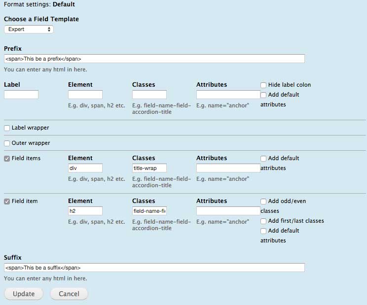 Drupal 101: Customising field markup with Display Suite